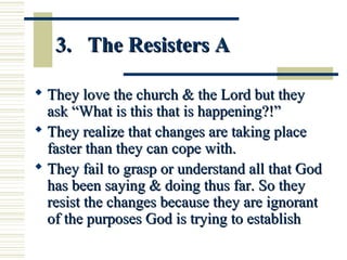 Four kinds of believers in the church today | PPT