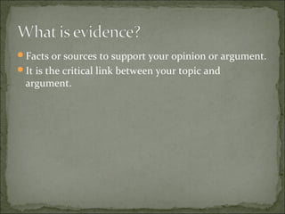 Text Evidence and Elaboration in Writing | PPT