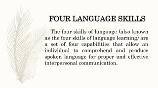 The four skills of language in education.pptx