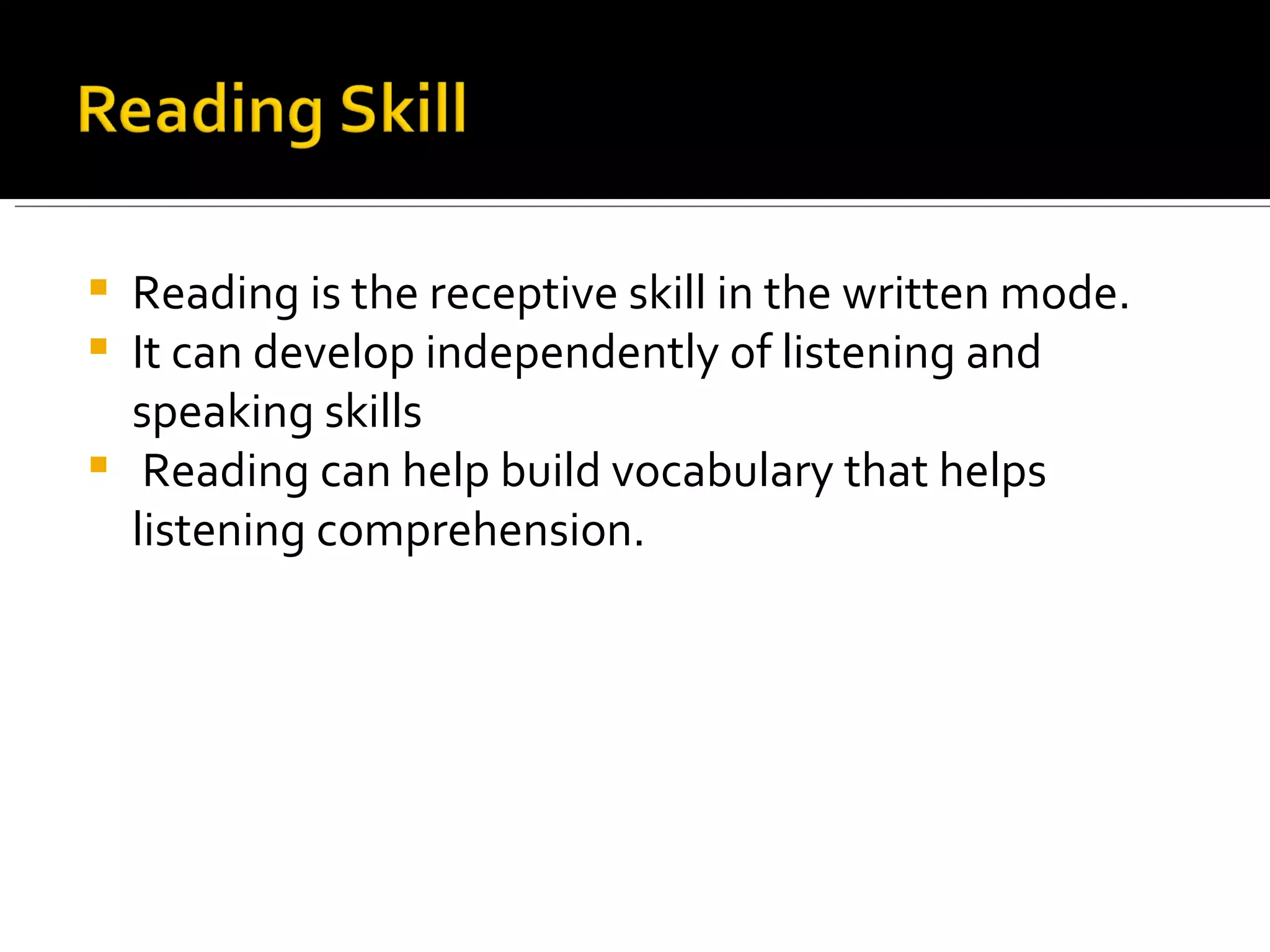 Four language skills | PPT