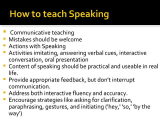 Four language skills | PPT