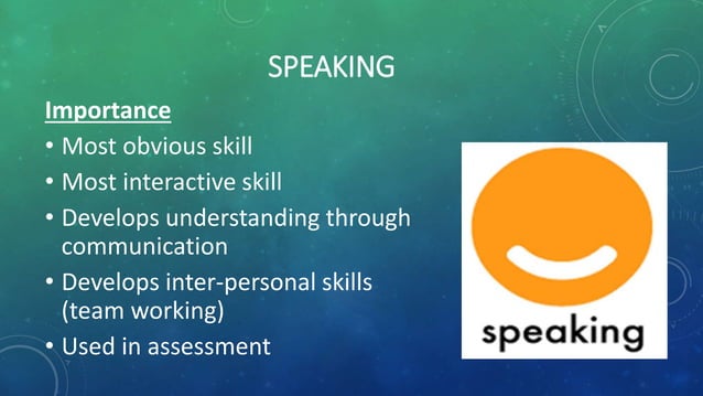 Four language skills of English | PPTX | Education