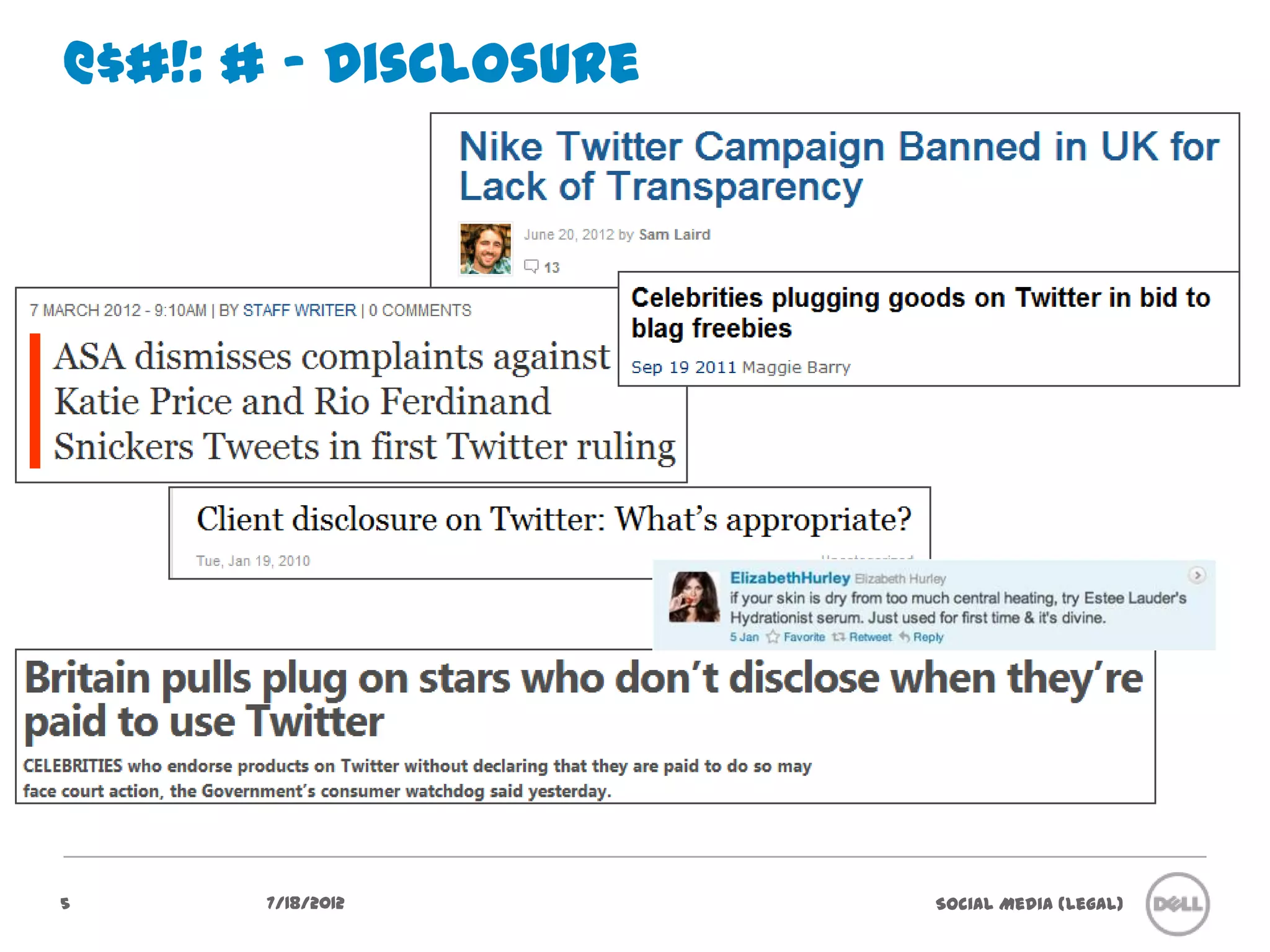 Four letter word social media risks | PPTX