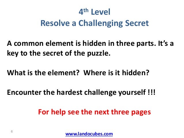Four level challenge aug 2017 3