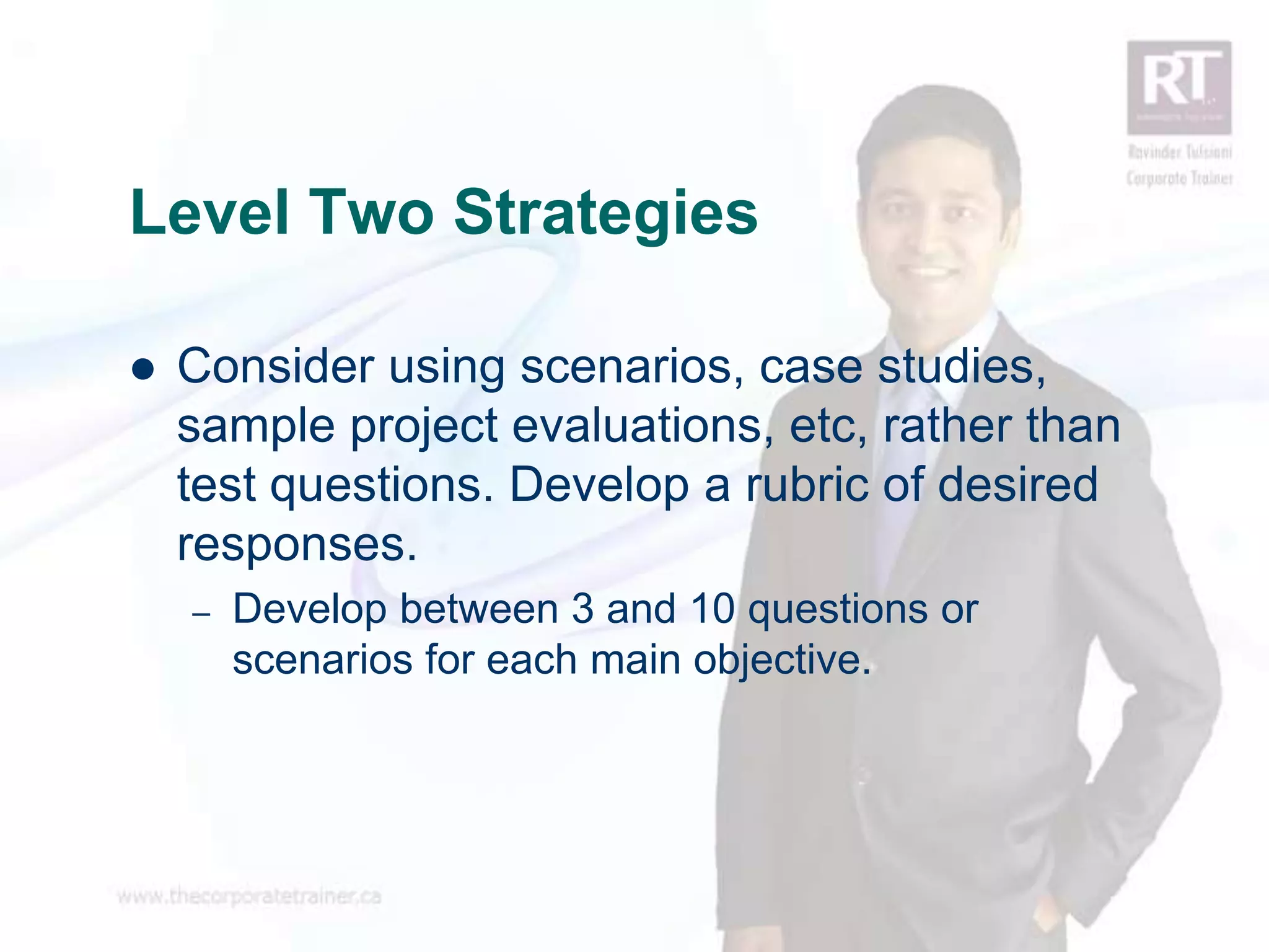 Four Levels Of Evaluation (Kirkpatrick Model) By Ravinder Tulsiani | PPTX