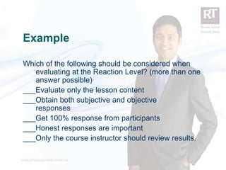 Four Levels Of Evaluation (Kirkpatrick Model) By Ravinder Tulsiani | PPTX