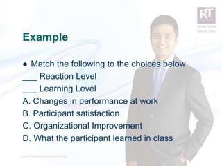 Four Levels Of Evaluation (Kirkpatrick Model) By Ravinder Tulsiani | PPTX