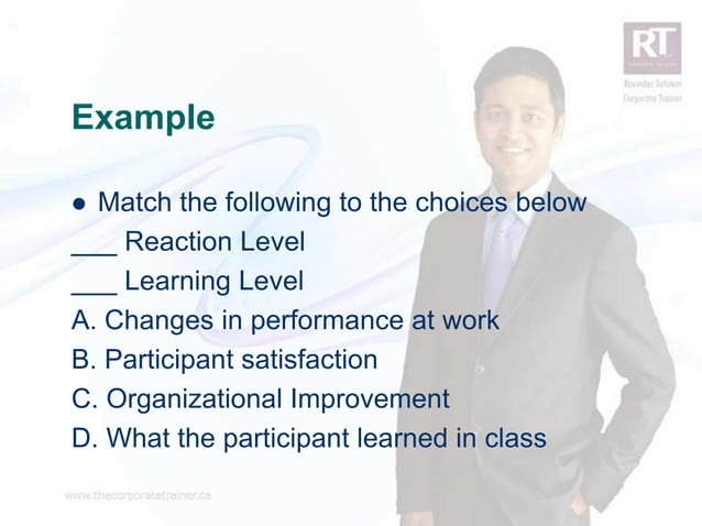 Four Levels Of Evaluation (Kirkpatrick Model) By Ravinder Tulsiani | PPT