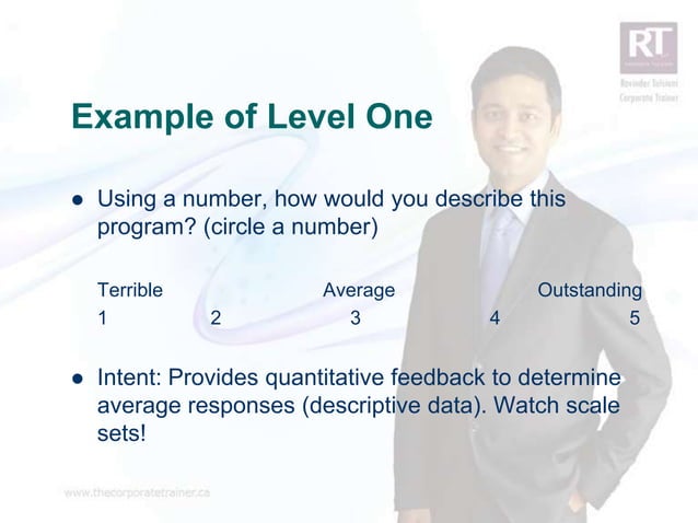 Four Levels Of Evaluation (Kirkpatrick Model) By Ravinder Tulsiani | PPT