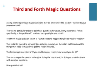 Four ‘Magic’ Questions that Help Resolve Most Problems - Introduction ...