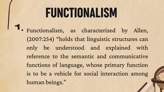 Four Main Linguistic School of Thought by Echavez, Cristy Joy L..pptx