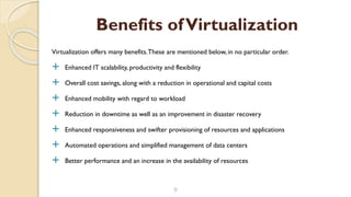 Four Main Types of Virtualization | PPTX