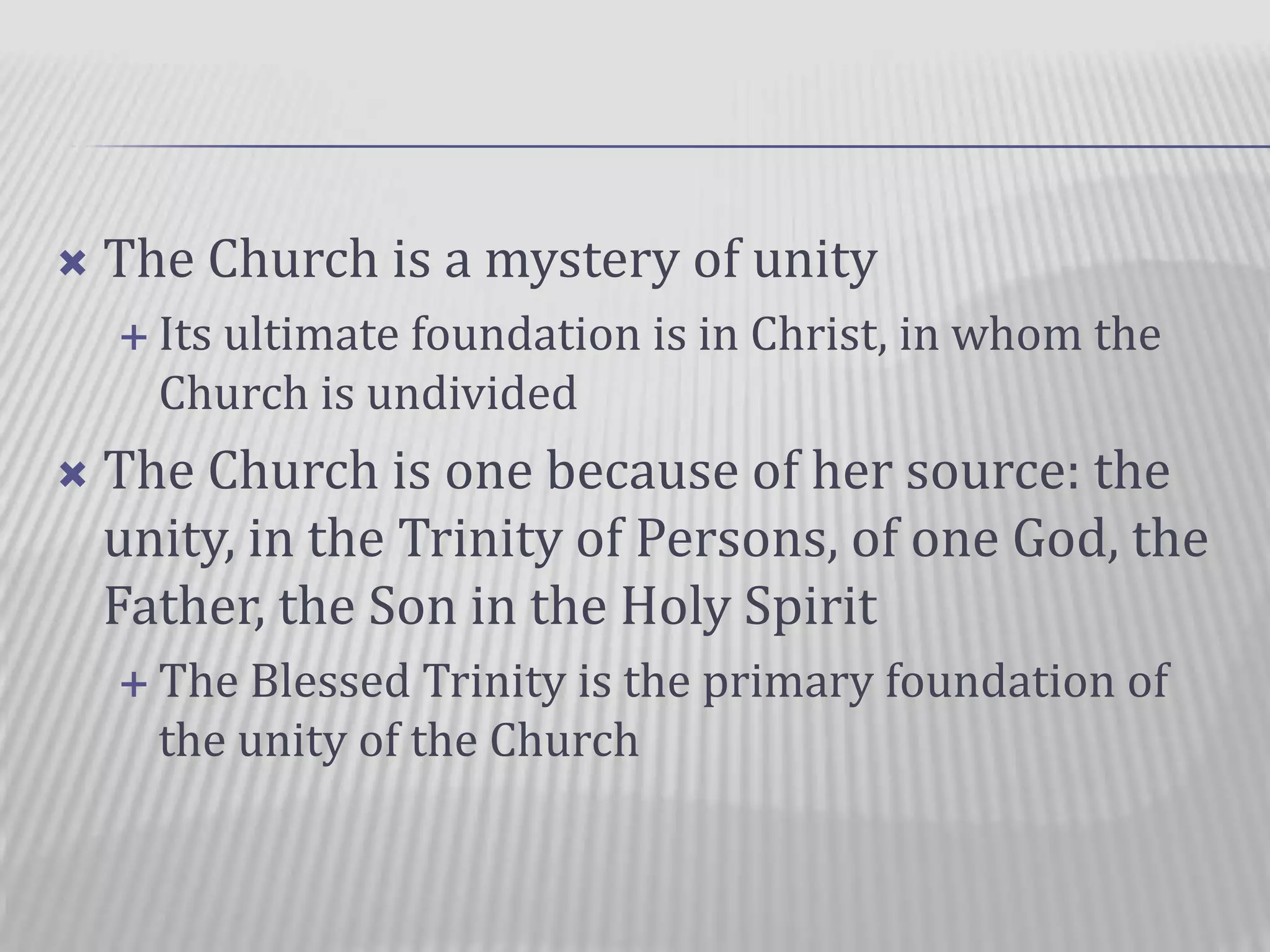 Four marks of the church | PPTX