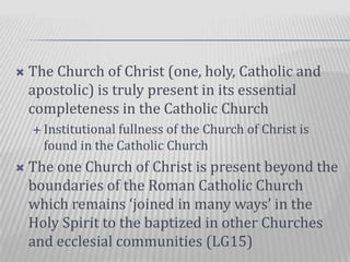 Four marks of the church | PPTX