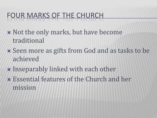 Four marks of the church | PPTX