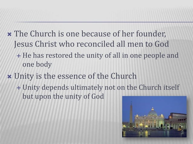 Four marks of the church | PPTX