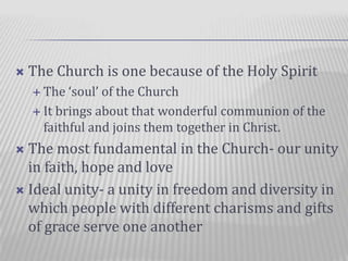 Four marks of the church | PPTX