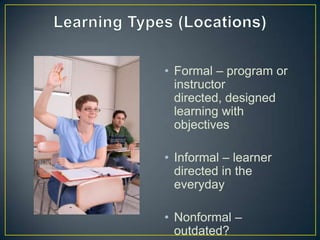 Four modes of informal learning | PPTX