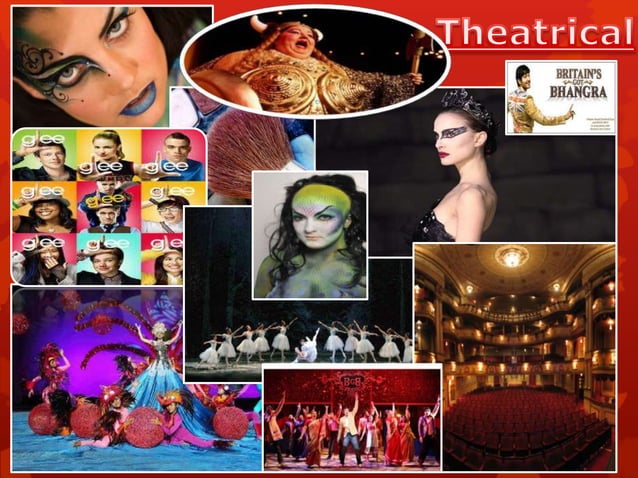 Four montages of different live performances | PPTX