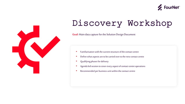 FourNet Customer Workshops | PPT