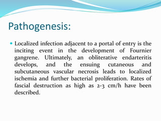 Floating anus and testicles secondary to Fournier's gangrene.pptx