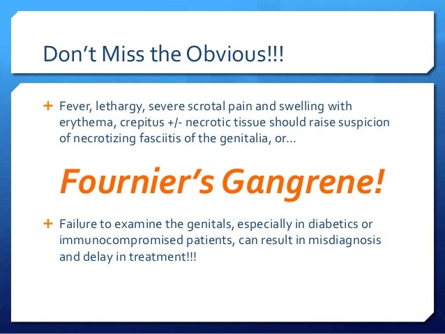 Fournier Gangrene