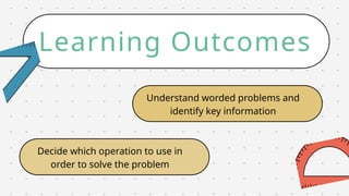 Four Operations Word Problems Ppt - math | PPTX