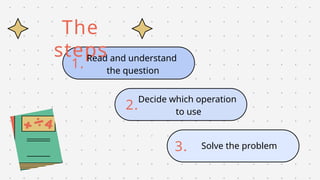 Four Operations Word Problems Ppt - math | PPTX