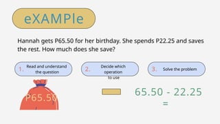 Four Operations Word Problems Ppt - math | PPTX