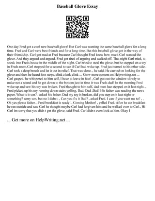 Four Paragraph Essay, Template Example - ES | PDF