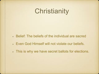 Four pillars of Western Civilization | PPTX