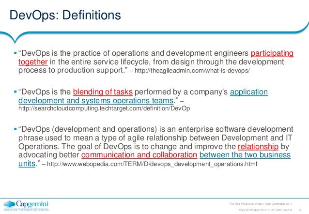 Four pillars of DevOps - John Shaw - Agile Cambridge 2014