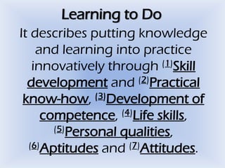 The 4 Pillars of Education | PDF