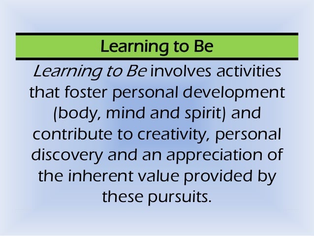 The 4 Pillars of Education