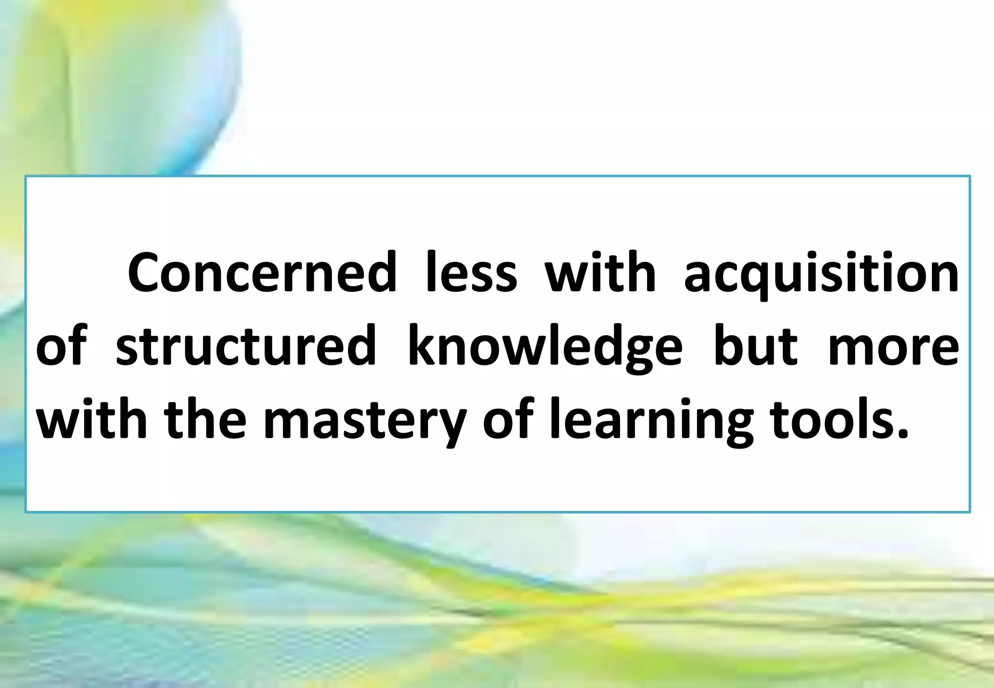 Four Pillars of Education | PPTX