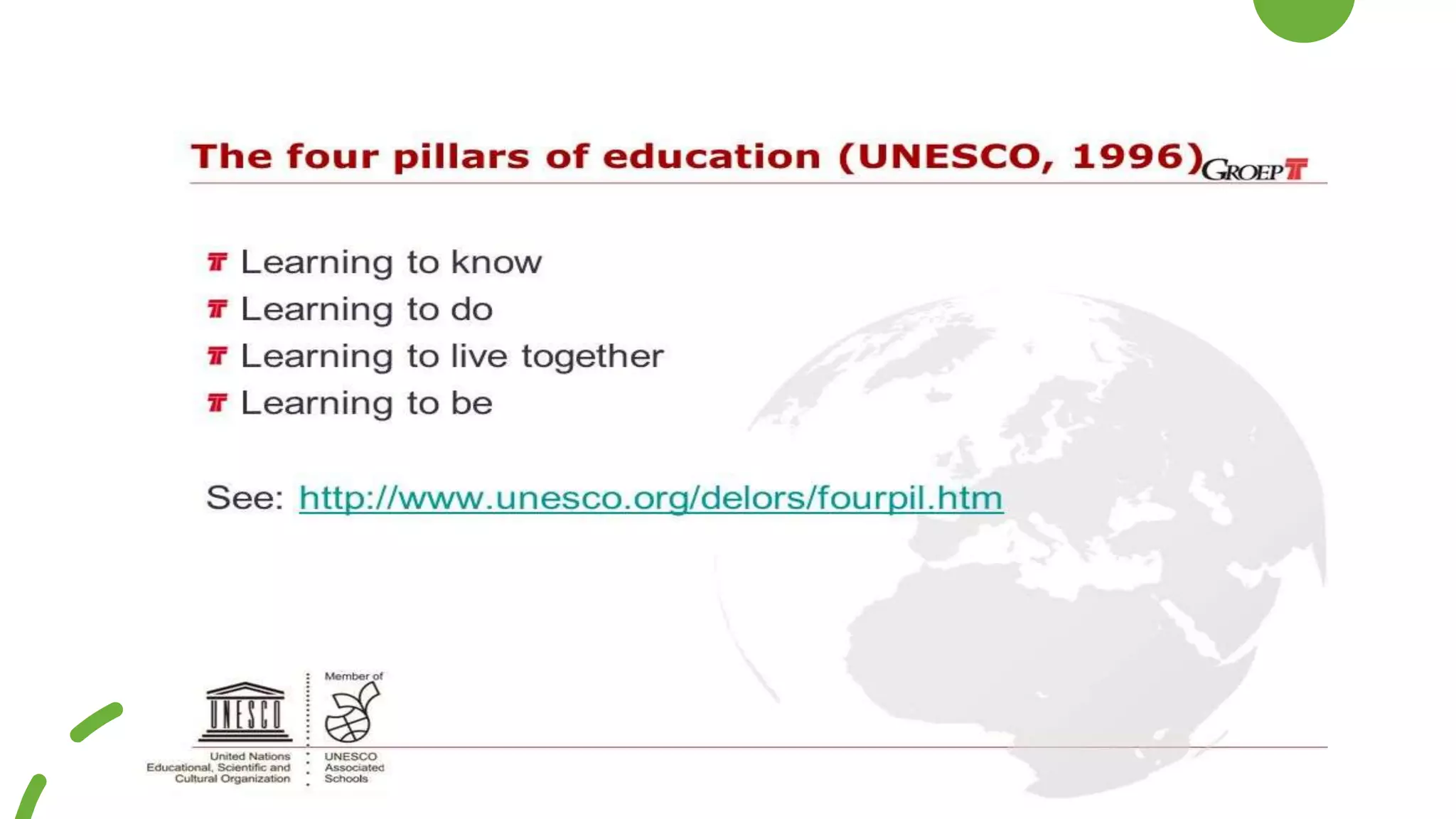 Four pillars of education | PPTX