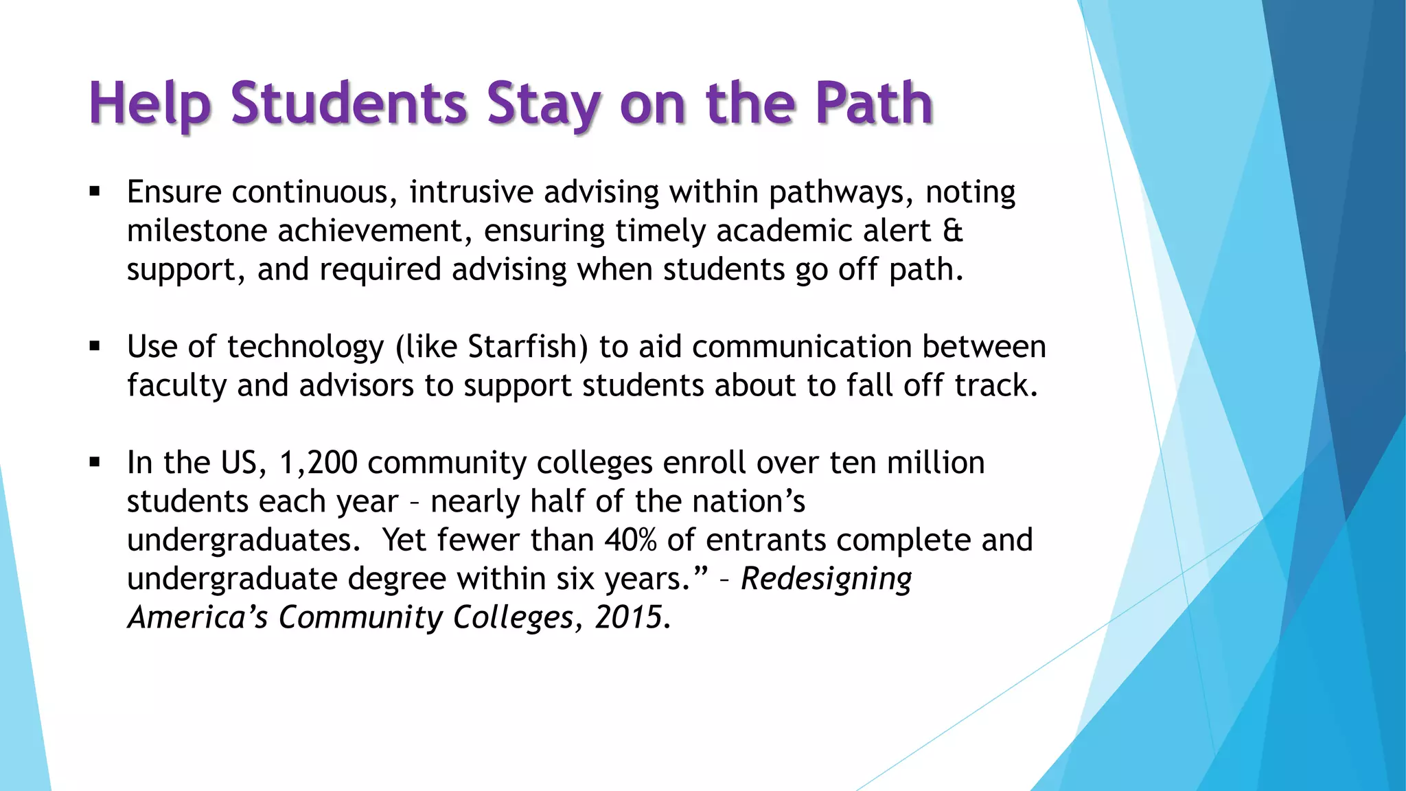Four pillars of guided pathways | PPT