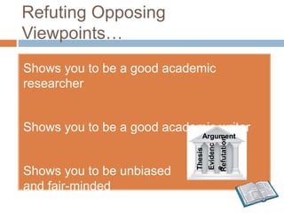 Constructing Reasonable Academic Arguments | PPTX