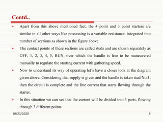 Four Point Starter: Diagram and Working Principle | PDF