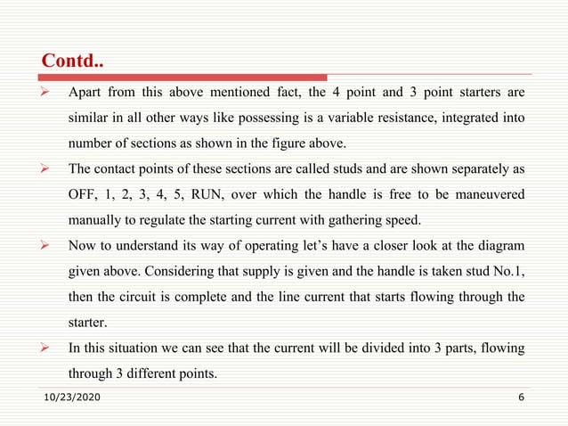 Four Point Starter: Diagram and Working Principle | PDF | Radio Control ...
