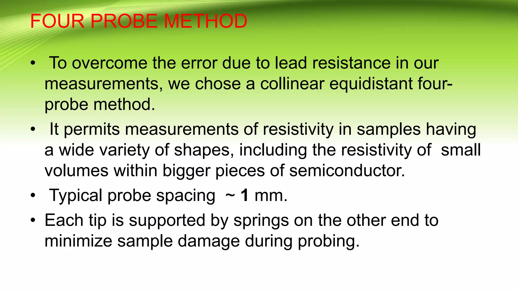 Four probe Method.pptx