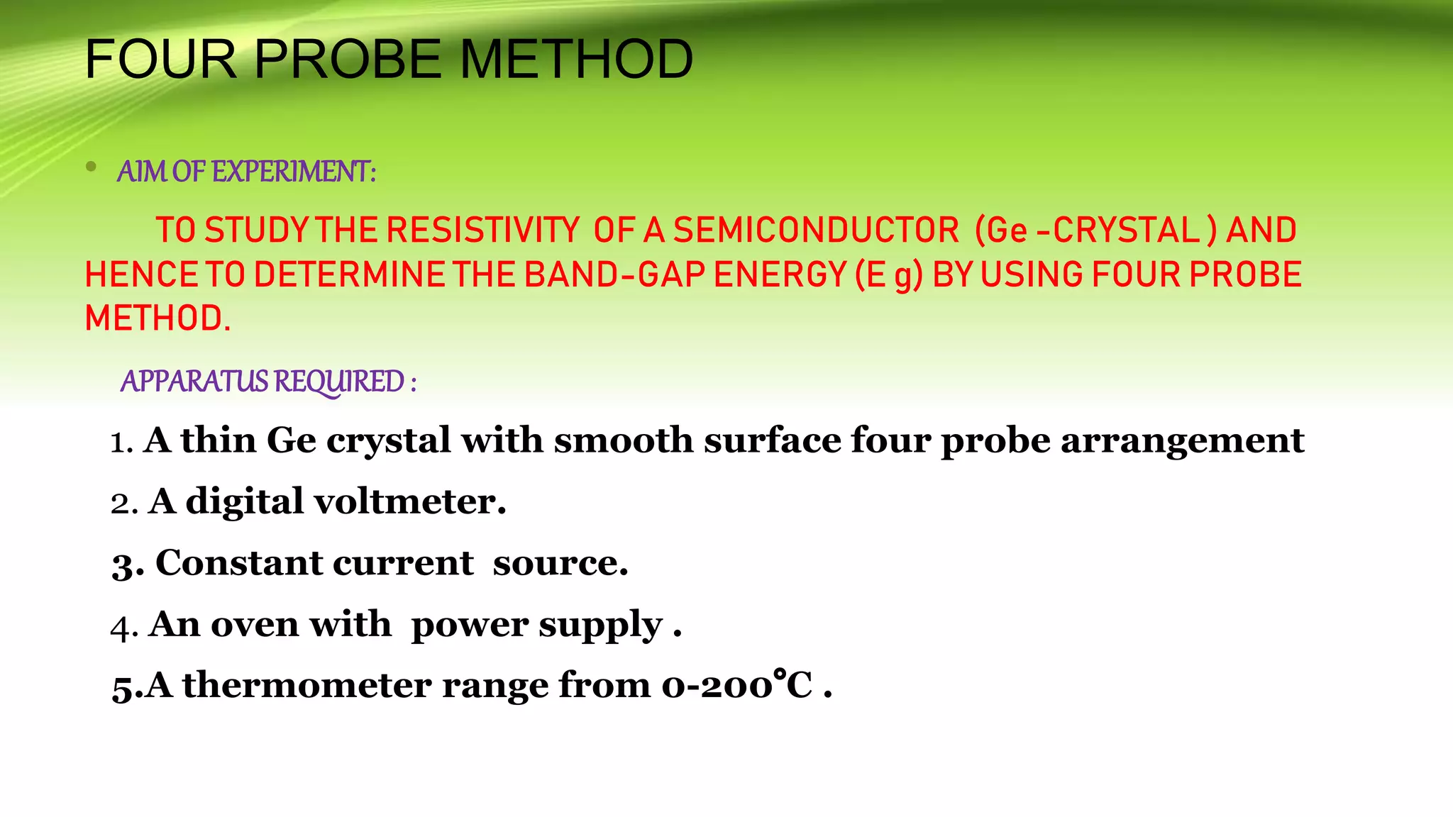 Four probe Method.pptx