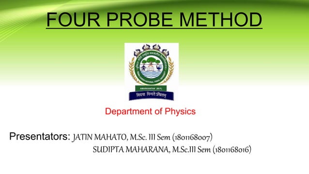 Four probe Method.pptx