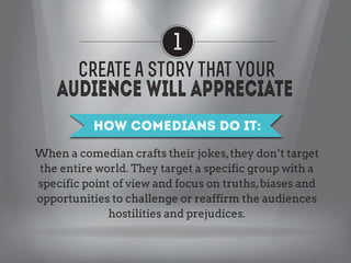 Four Public Speaking Tips From Standup Comedians | PDF