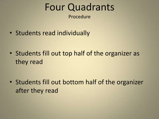 Four quadrants and jigsaw presentation | PPTX