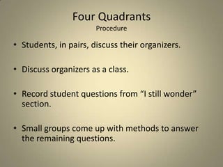 Four quadrants and jigsaw presentation | PPTX