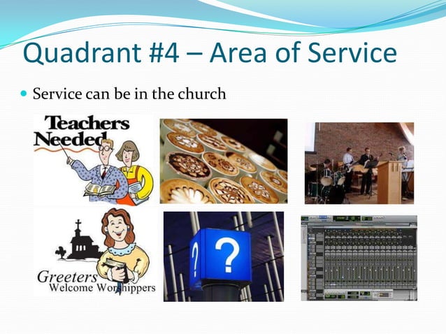 Four quadrants of a healthy christian life | PPT