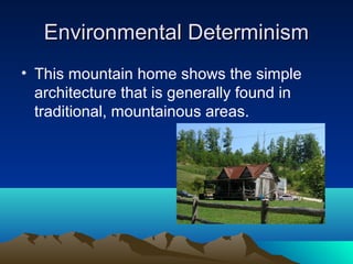 Four schools of thought in cultural geography (to help in school) | PPT