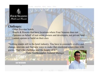 Four Seasons Hotel Campaign | PDF