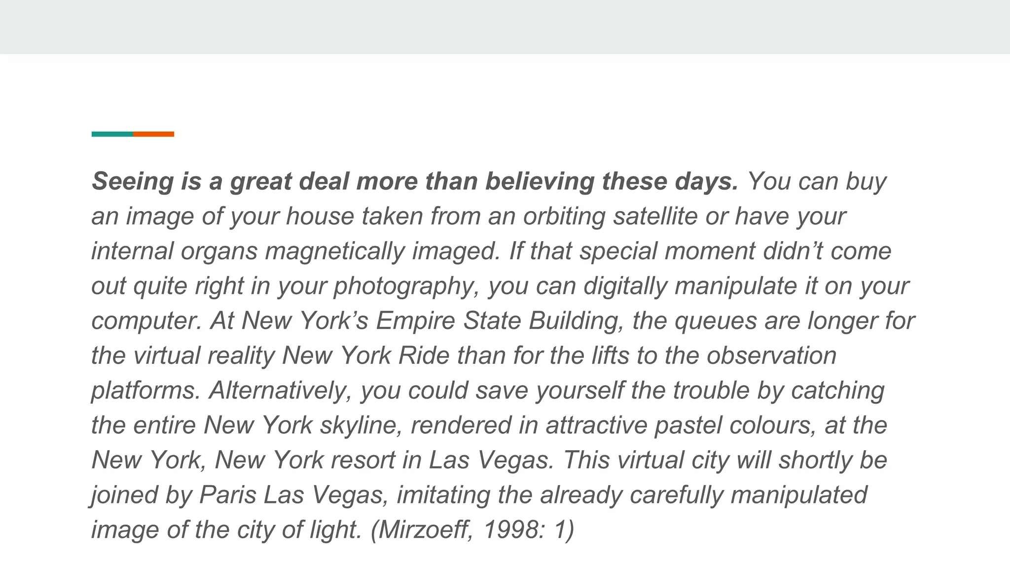 The sites and modalities for Critical Visual Methodology | PPTX
